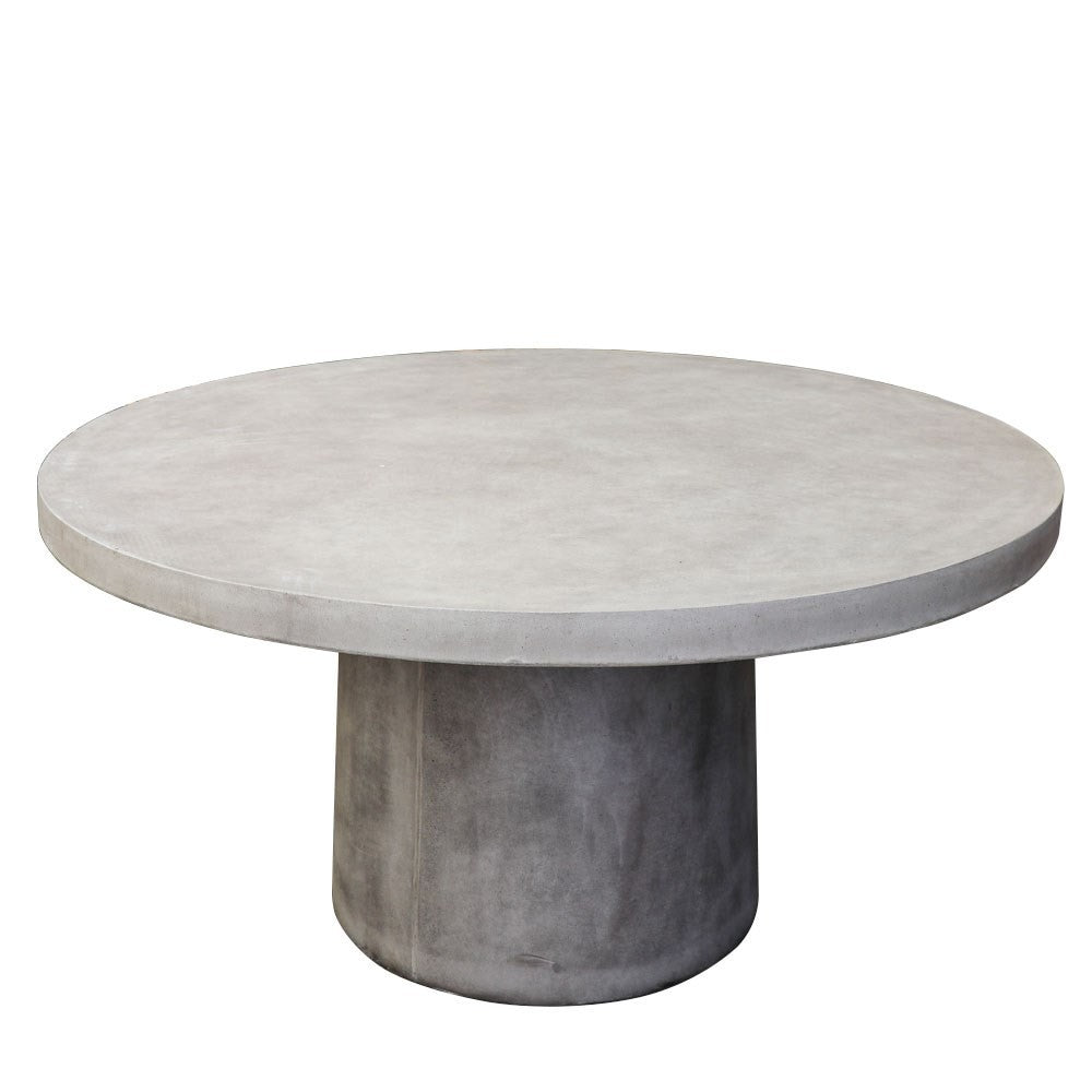 Milano Round Dining Table - Concrete