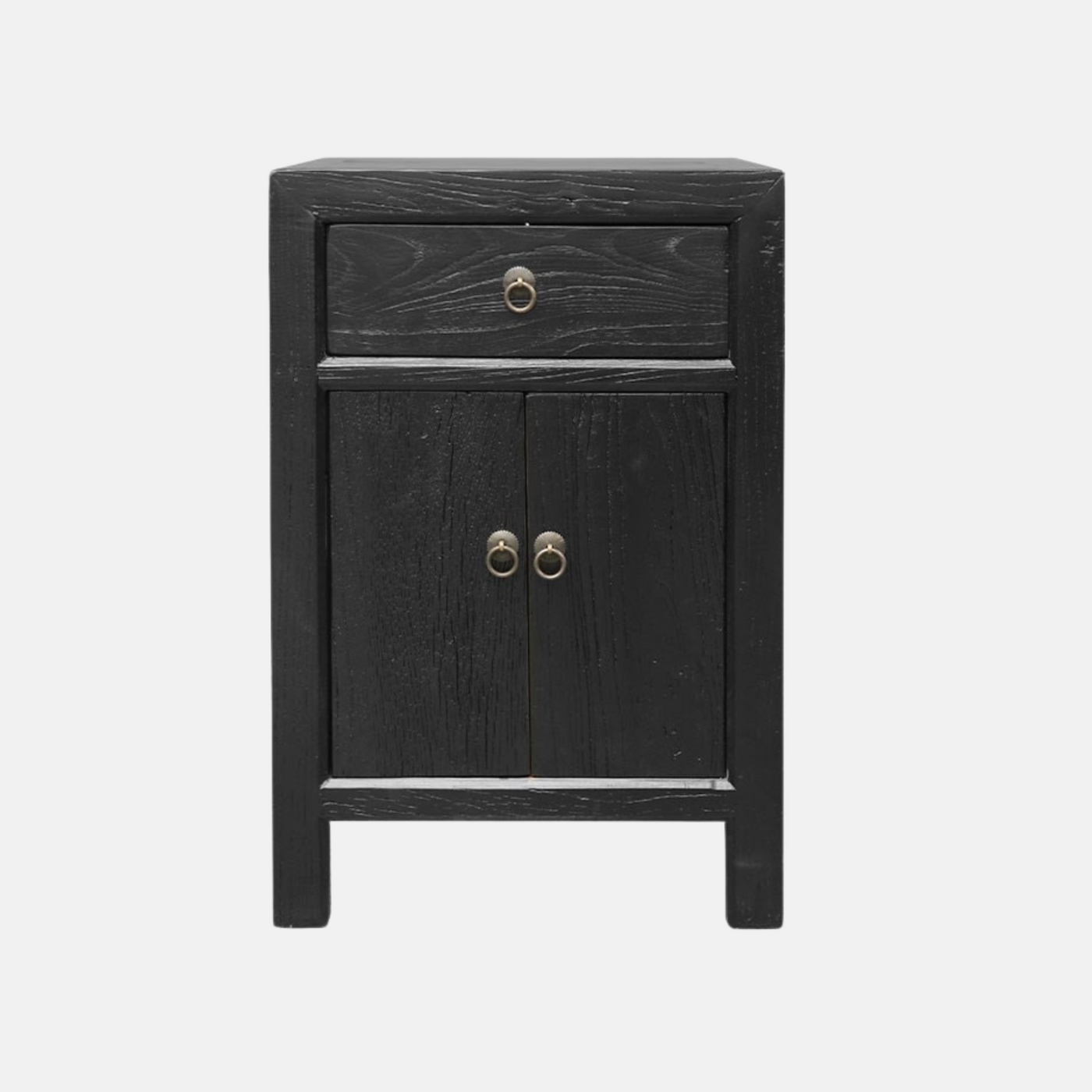 Parq Elm Bedside Table - Black