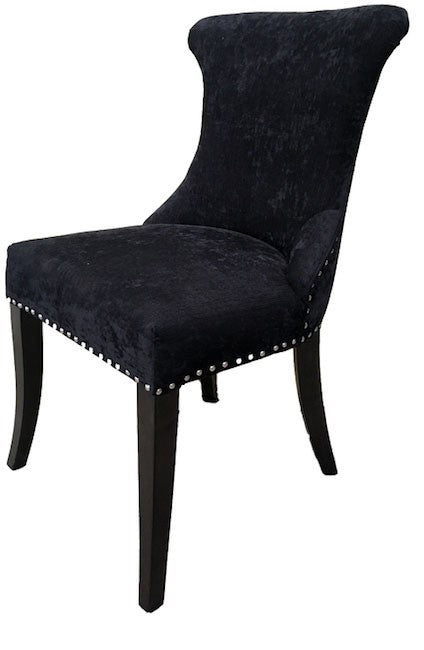 Largo Ring Back Dining Chair - Black